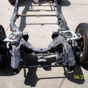 S10 FRAME 102" WHEELBASE If you look close you can see the straight cut ...